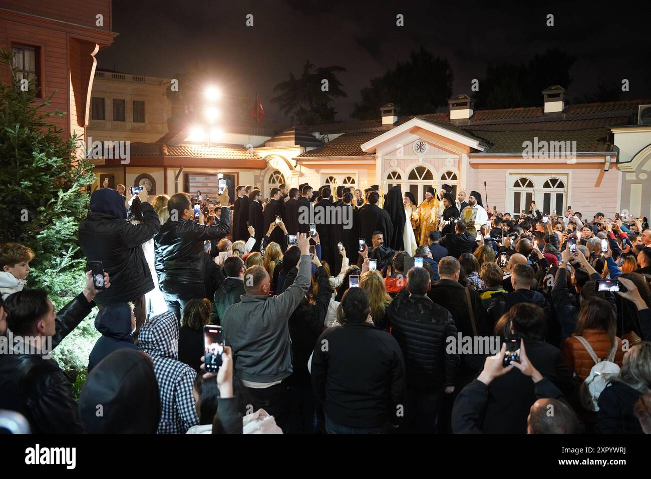ISTANBUL, TURKIYE - MAY 04, 2024: Celebration of Easter in Ecumenical Patriarchate of ...