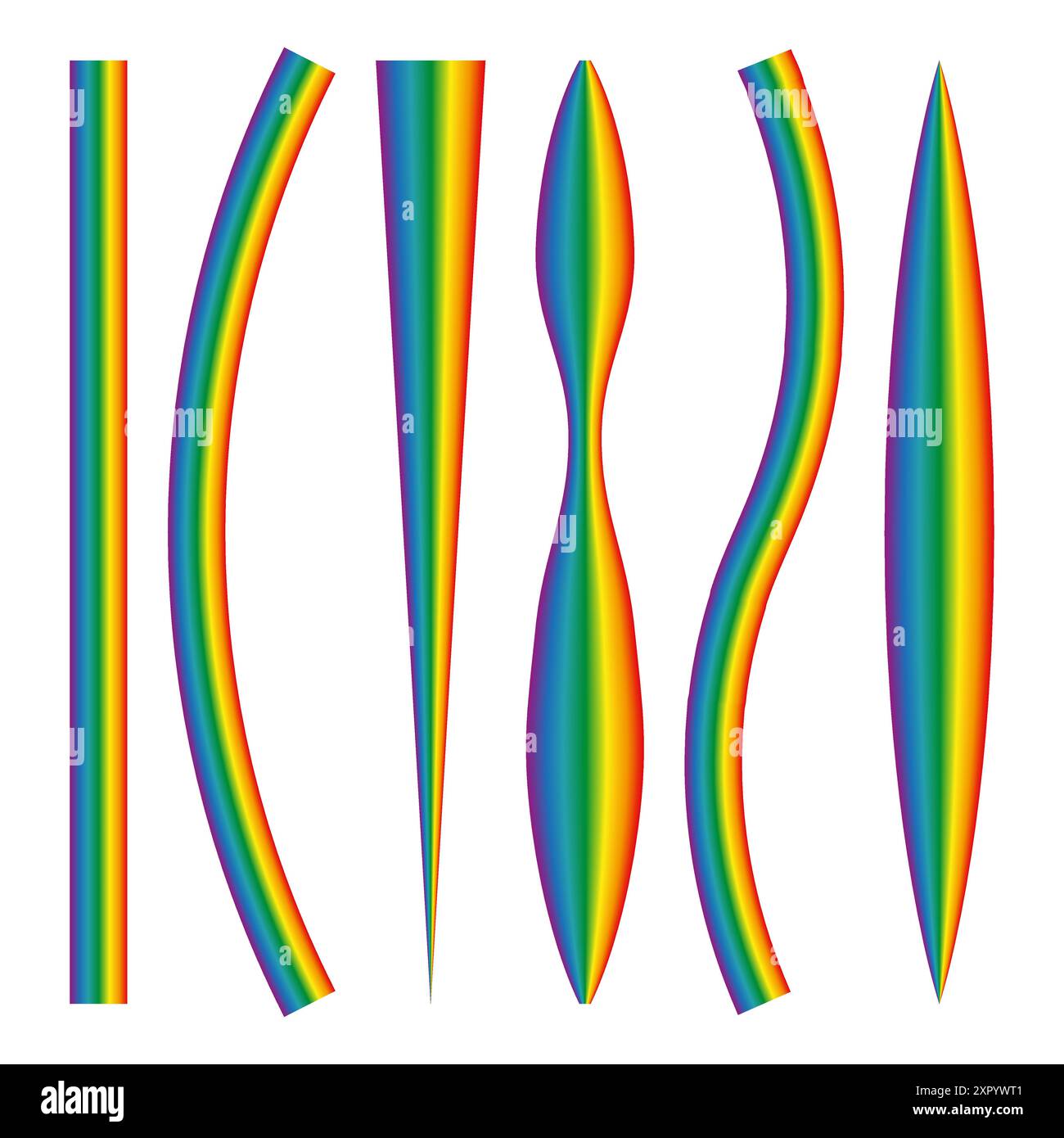 Abstract arrangement of vibrant shapes hi-res stock photography and ...