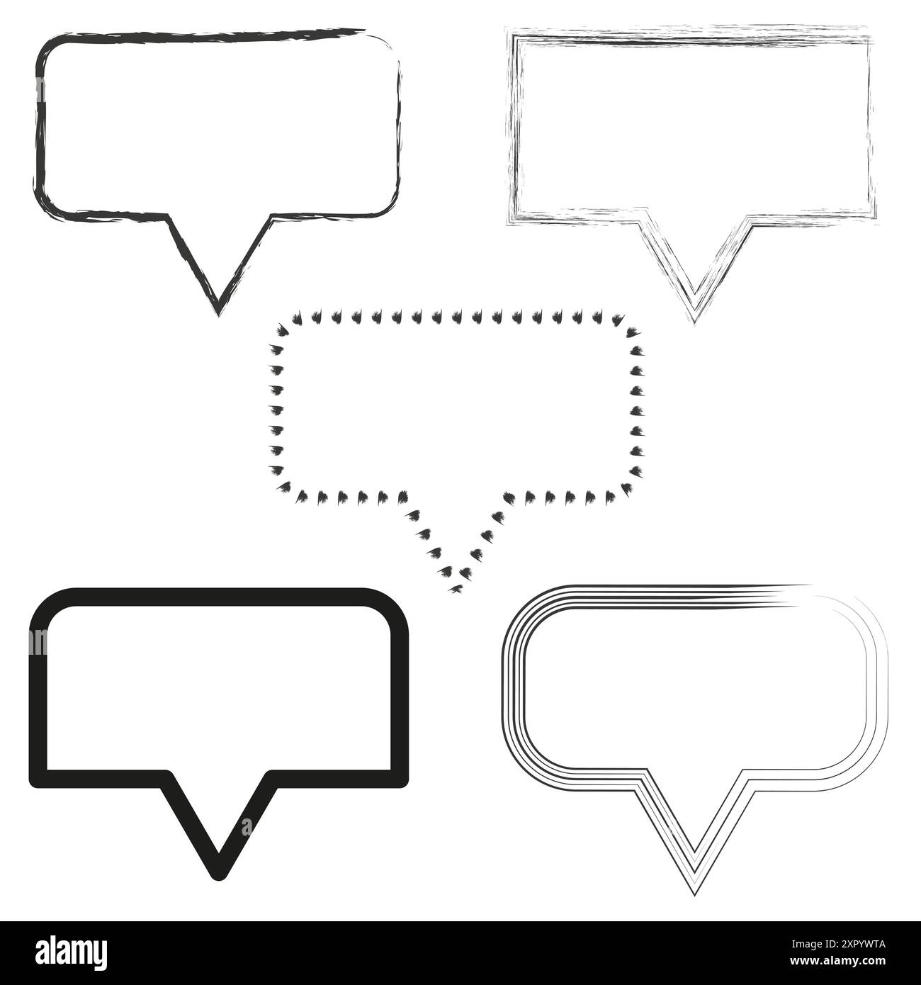 Minimalistic black speech bubble bold hi-res stock photography and ...