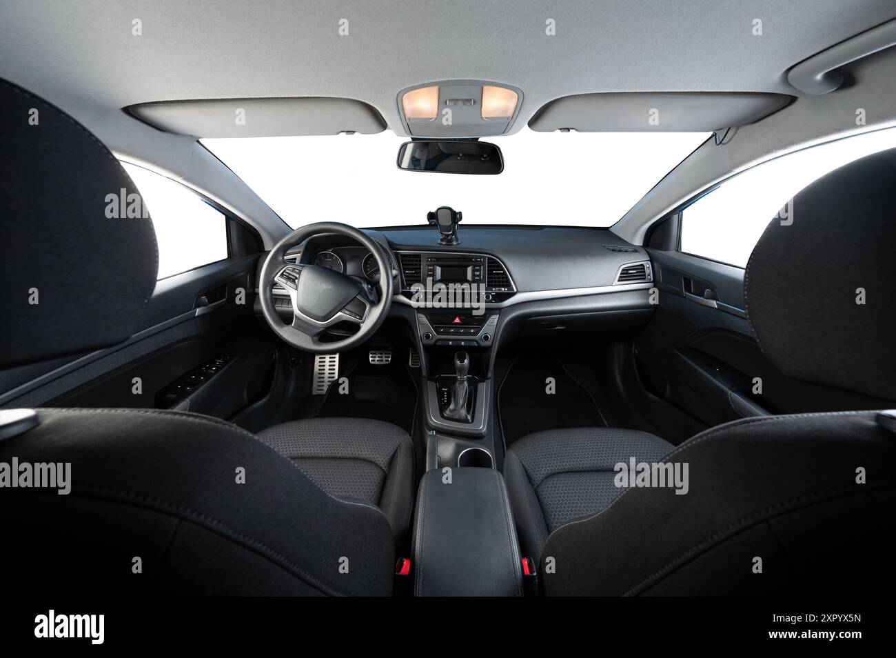 Front panel of modern car with isolated windshield Stock Photo - Alamy