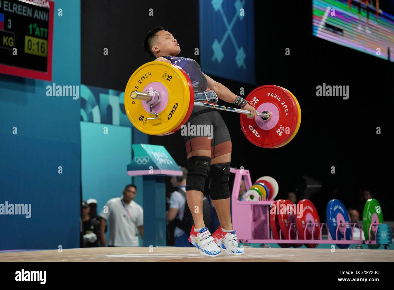Elreen Ann Ando of the Philippines competes during the women's 59kg ...