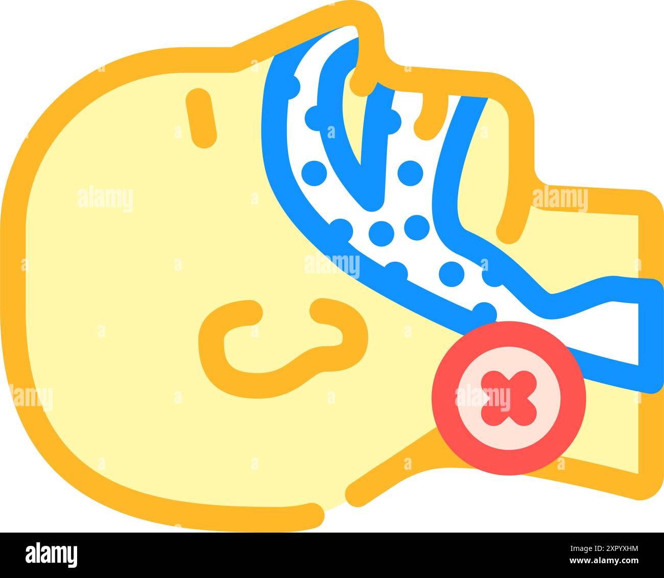 Sleep apnea overweight man Stock Vector Images - Alamy