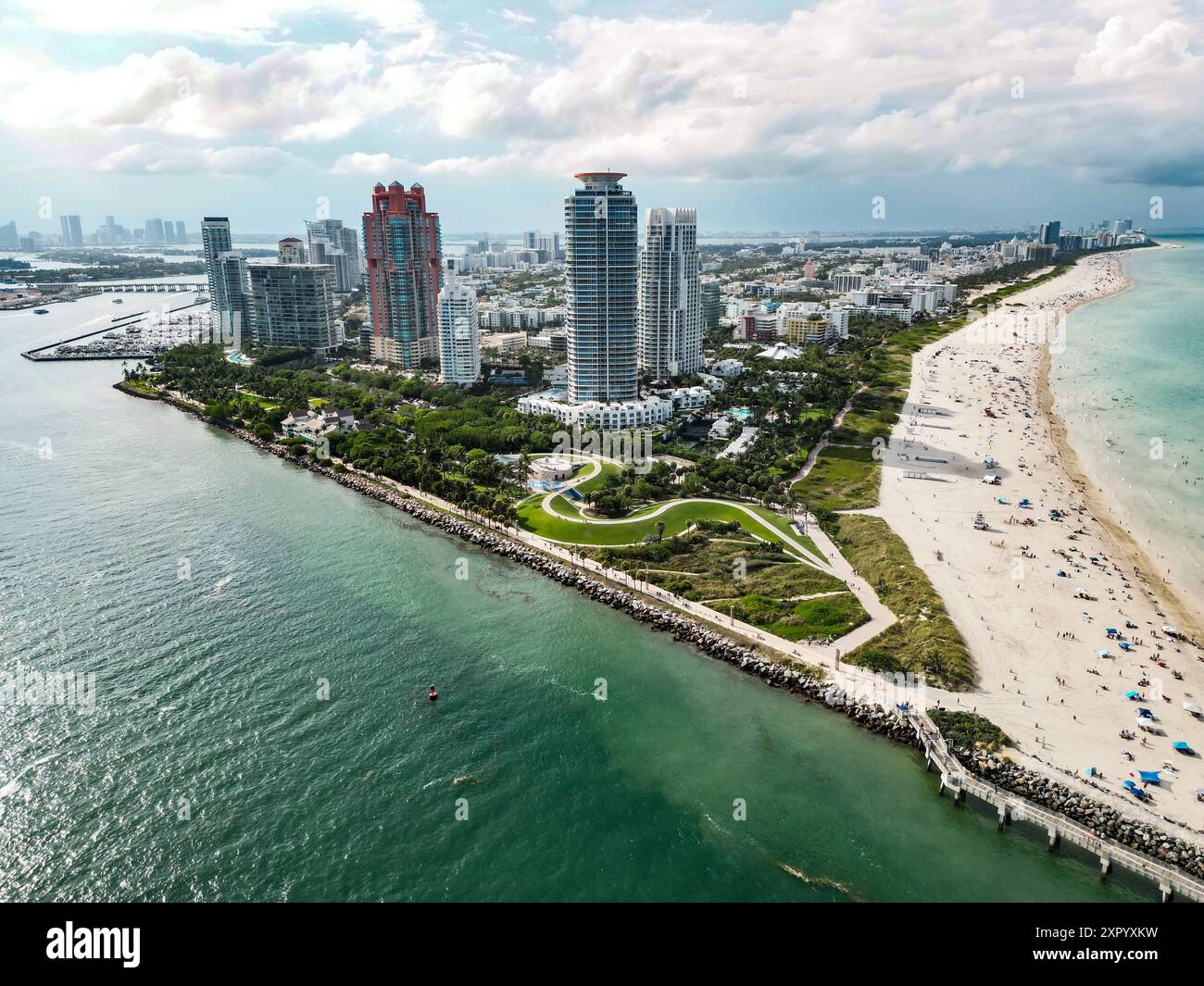 Miami beach scene shot in hi-res stock photography and images - Alamy