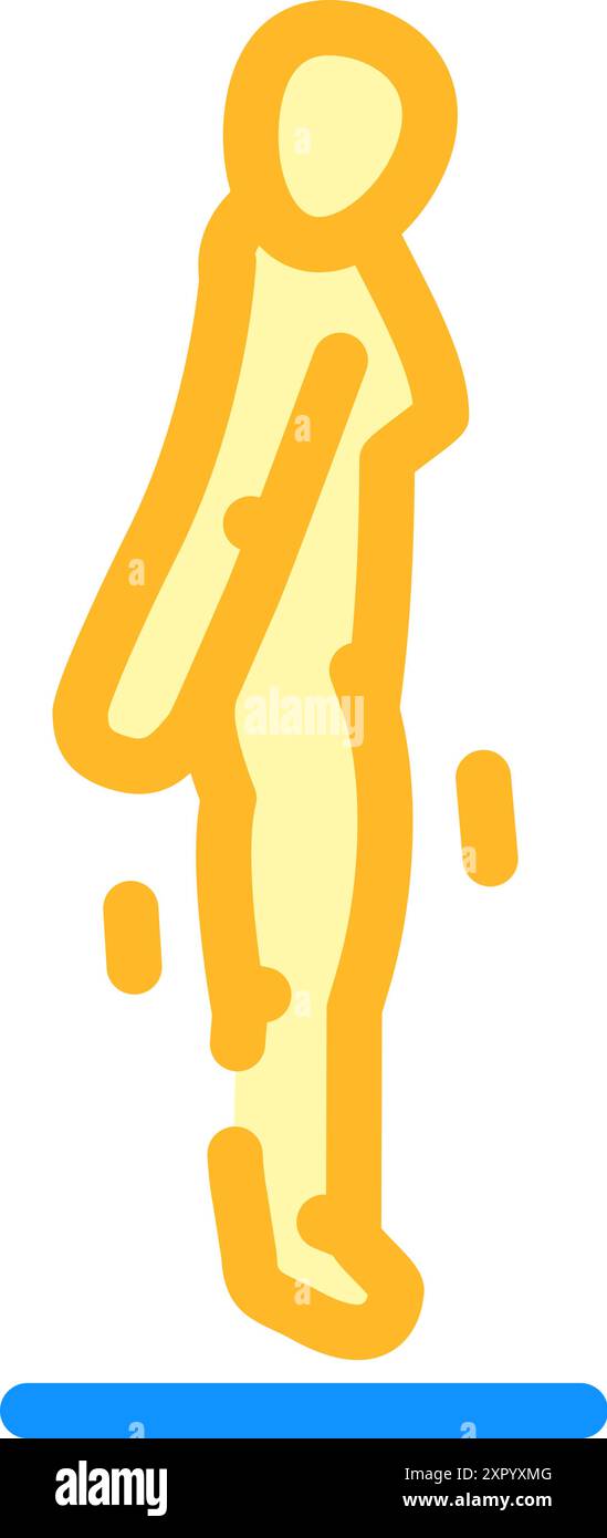arnold press fitness exercise arm color icon vector illustration Stock ...