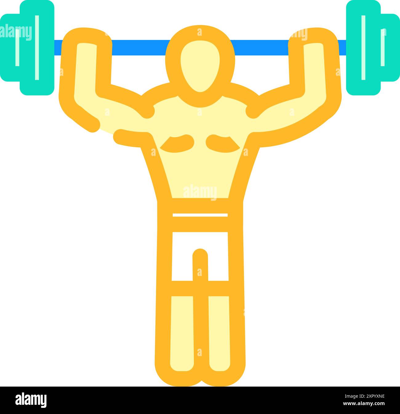 hamstring curls fitness exercise leg color icon vector illustration ...