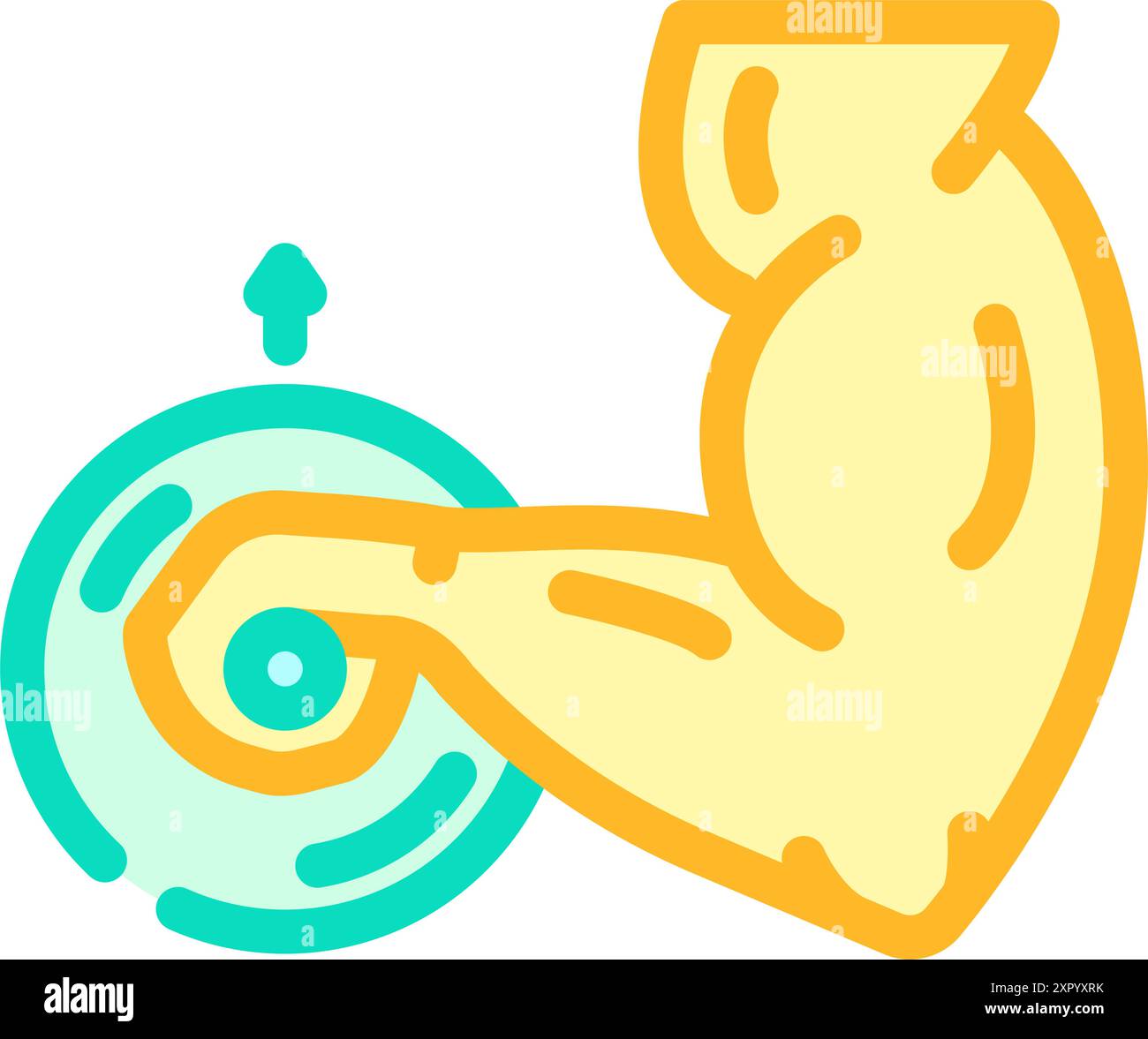 single leg deadlifts fitness exercise color icon vector illustration ...