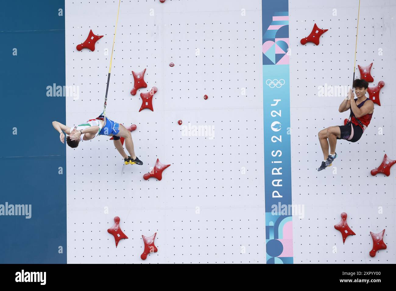 ZURLONI Matteo of Italy WU Peng of People's Republic of China Climbing ...
