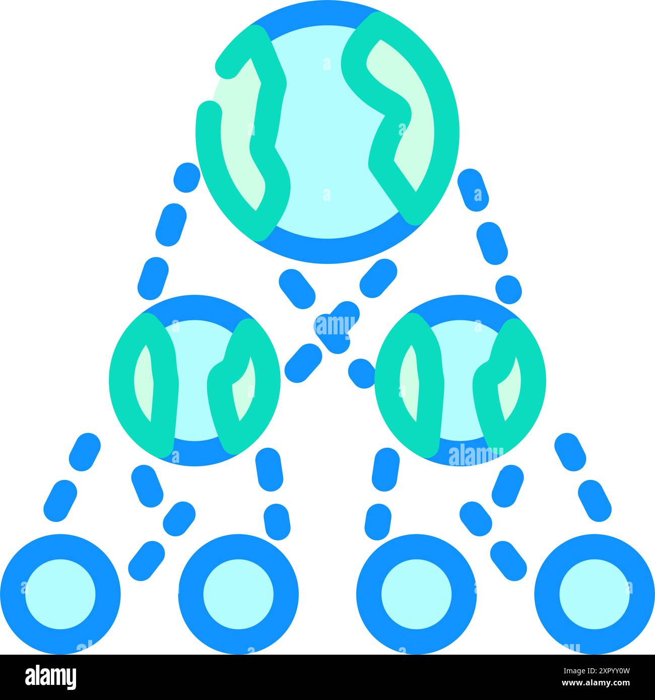 the existence of parallel universes color icon vector illustration Stock Vector Image & Art - Alamy