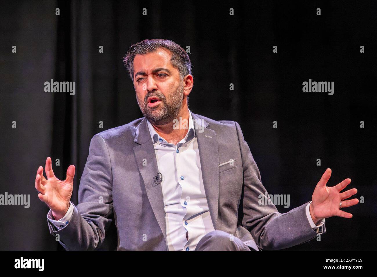 Edinburgh, United Kingdom. 08 August, 2024 Pictured: Humza Yousaf. The ...