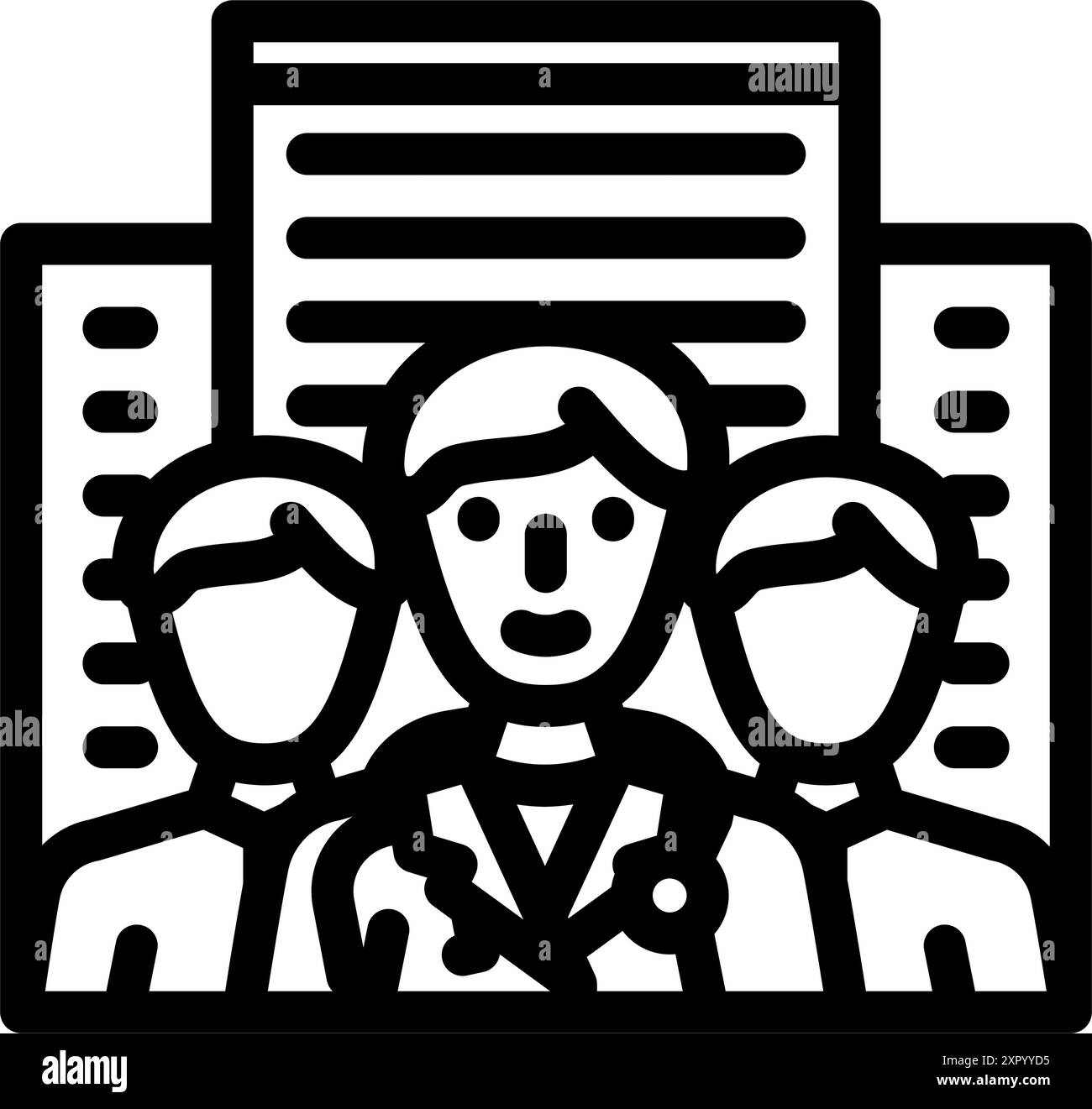 paramedic team ambulance line icon vector illustration Stock Vector ...