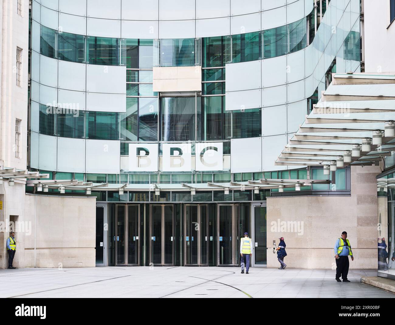 Entrance to bbc broadcasting house hi-res stock photography and images ...