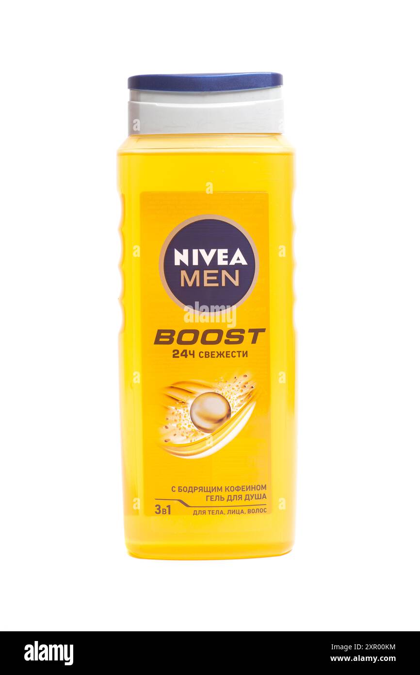Nivea Men Boost 3 in1 Shower Gel Stock Photo - Alamy
