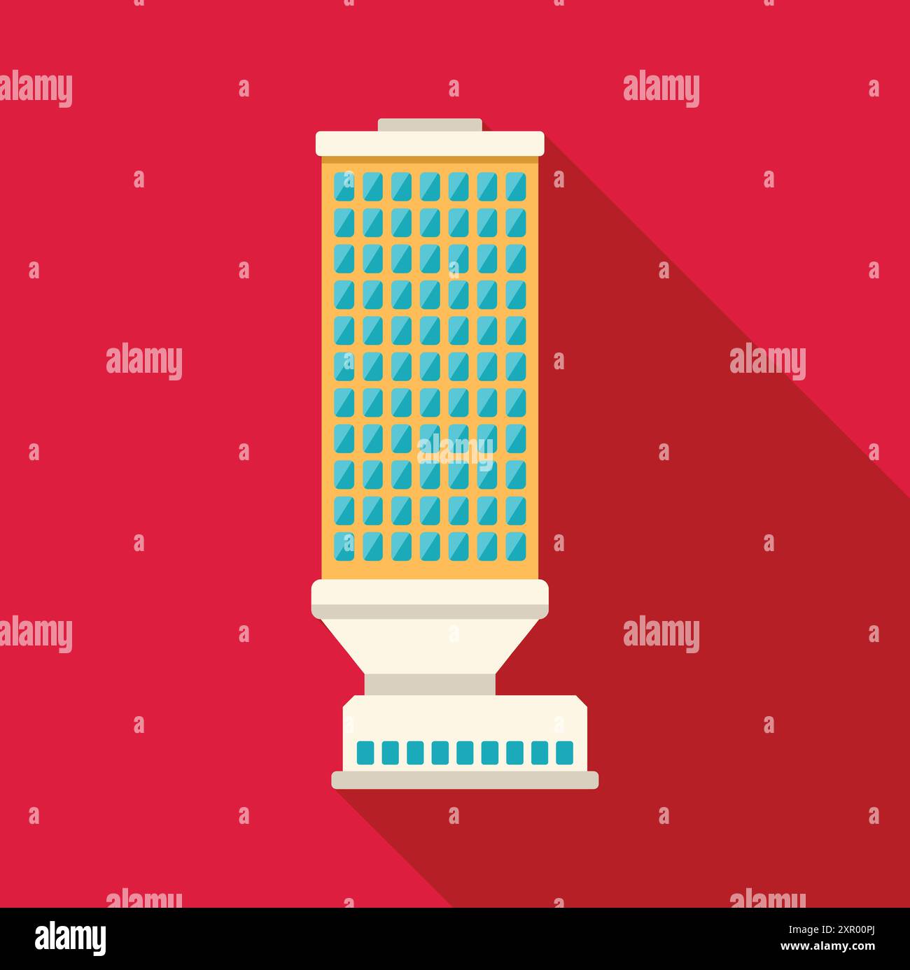 High rise facade rising view Stock Vector Images - Alamy