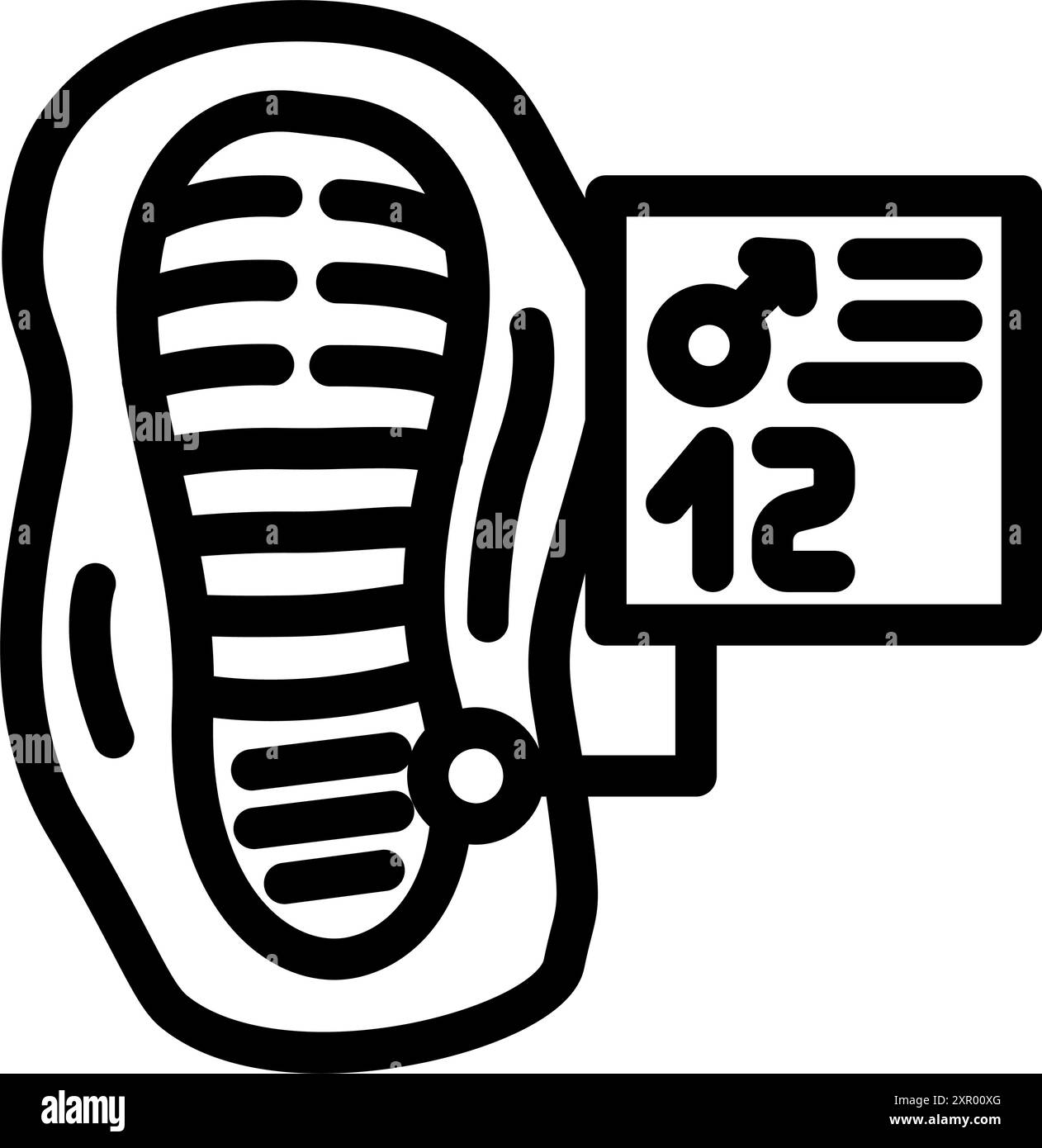 individual physical evidence crime line icon vector illustration Stock ...