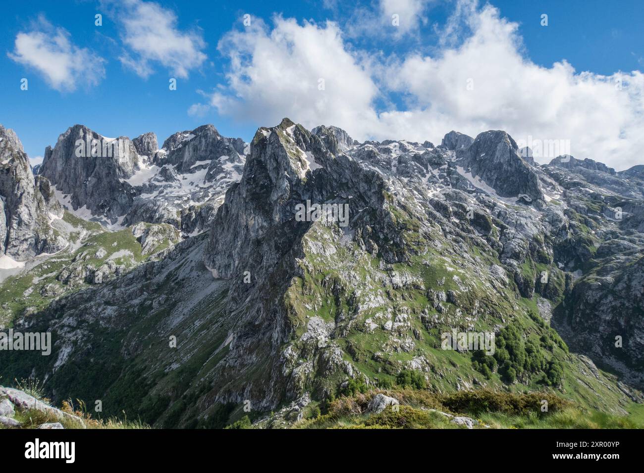 The beautiful mountain scenery in Prokletije National Park, Accursed ...