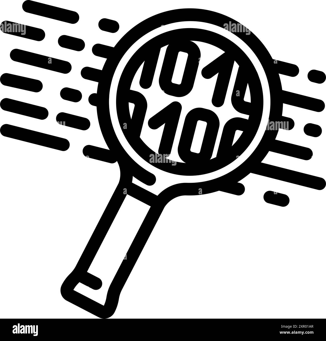 digital evidence crime line icon vector illustration Stock Vector Image ...