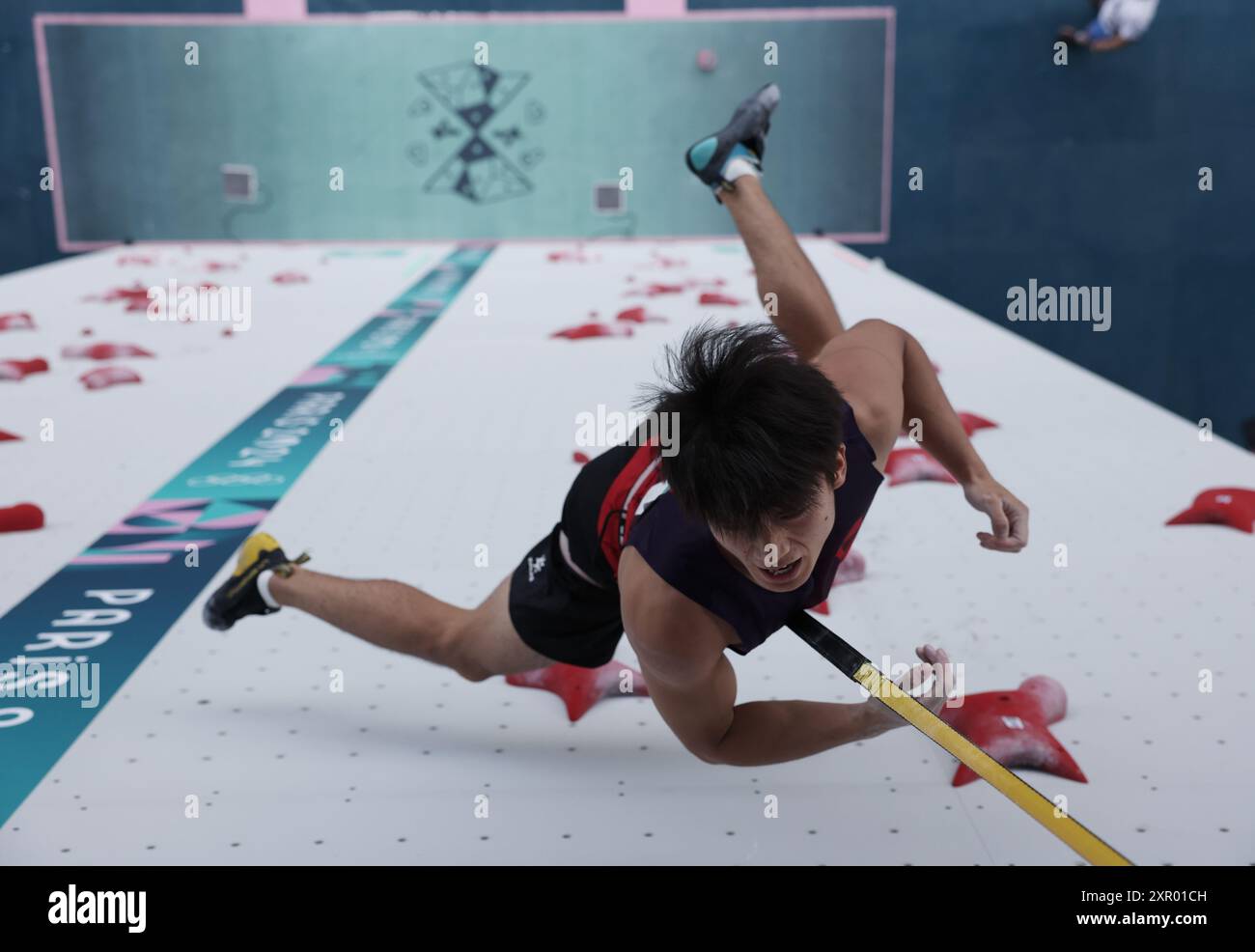 Le Bourget, France. 8th Aug, 2024. Wu Peng of China competes during the ...