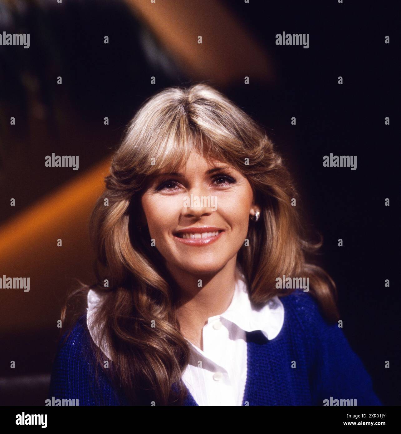 Lena Valaitis, deutsche Schlagersängerin, Portrait, circa 1980 Stock ...