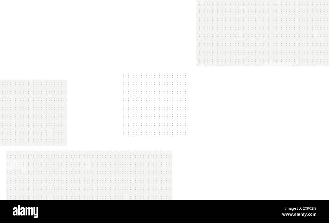 Bullet journal page, simple polka dot grid background. Paper pattern ...