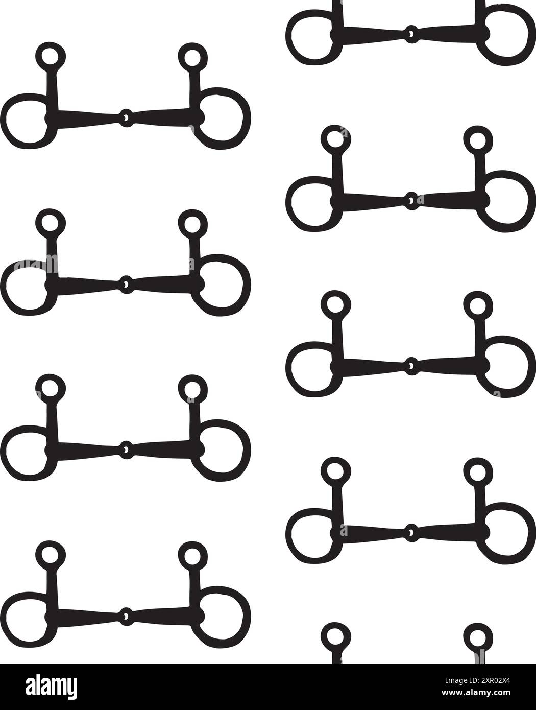 Horse bit drawing Black and White Stock Photos & Images - Alamy
