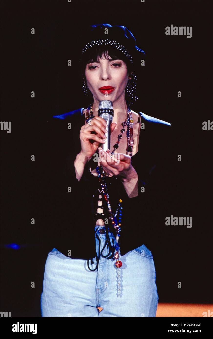 Helen Schneider, amerikanische Sängerin und Schauspielerin, Auftritt in der SFB Musiksendung ...