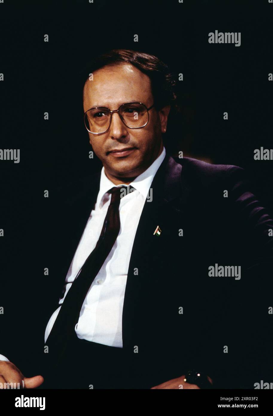 Abdallah Frangi, palästinensischer Diplomat und Politiker, Vertreter ...