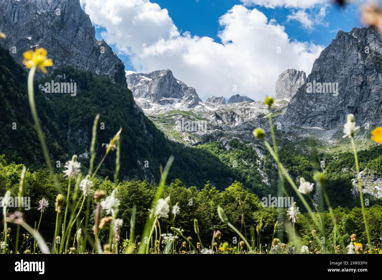 Grebaje Valley and Prokletije National Park, Accursed Mountains, Skala ...