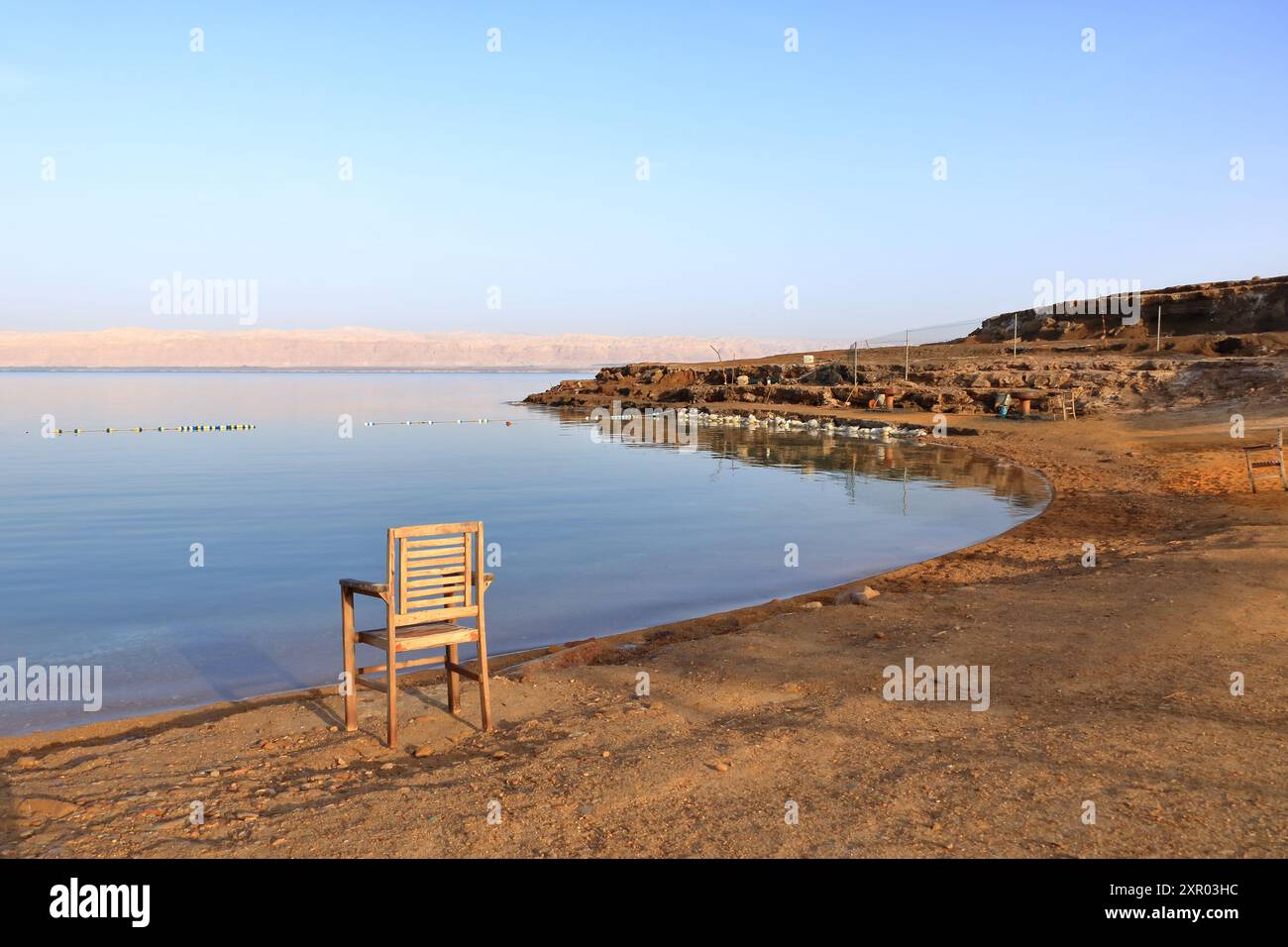 the beach of the dead sea in Sweimeh, Swemeh in Jordan Stock Photo - Alamy