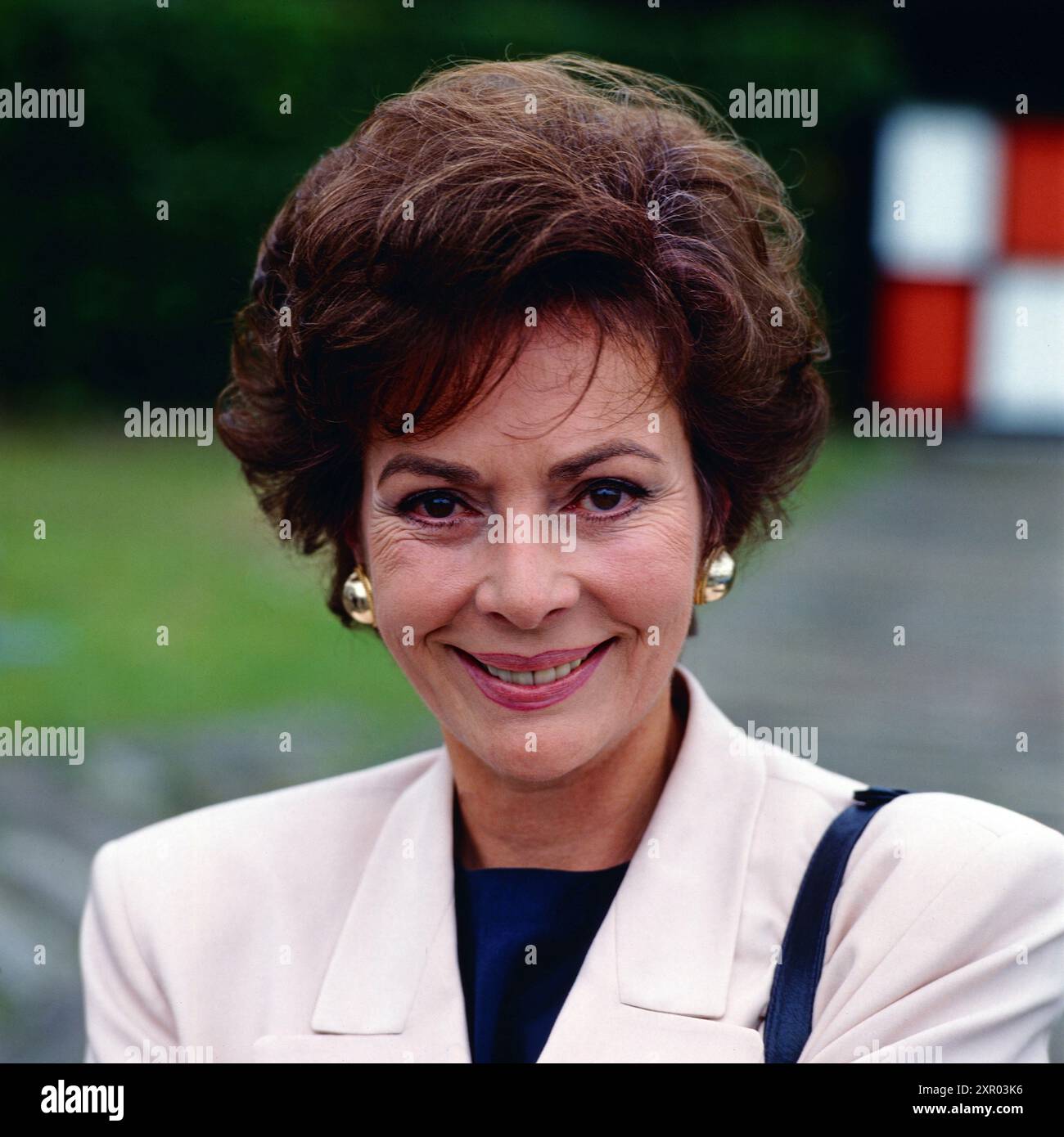 Karin Dor, deutsche Schauspielerin, Portrait, circa 1986, Fotograf ...