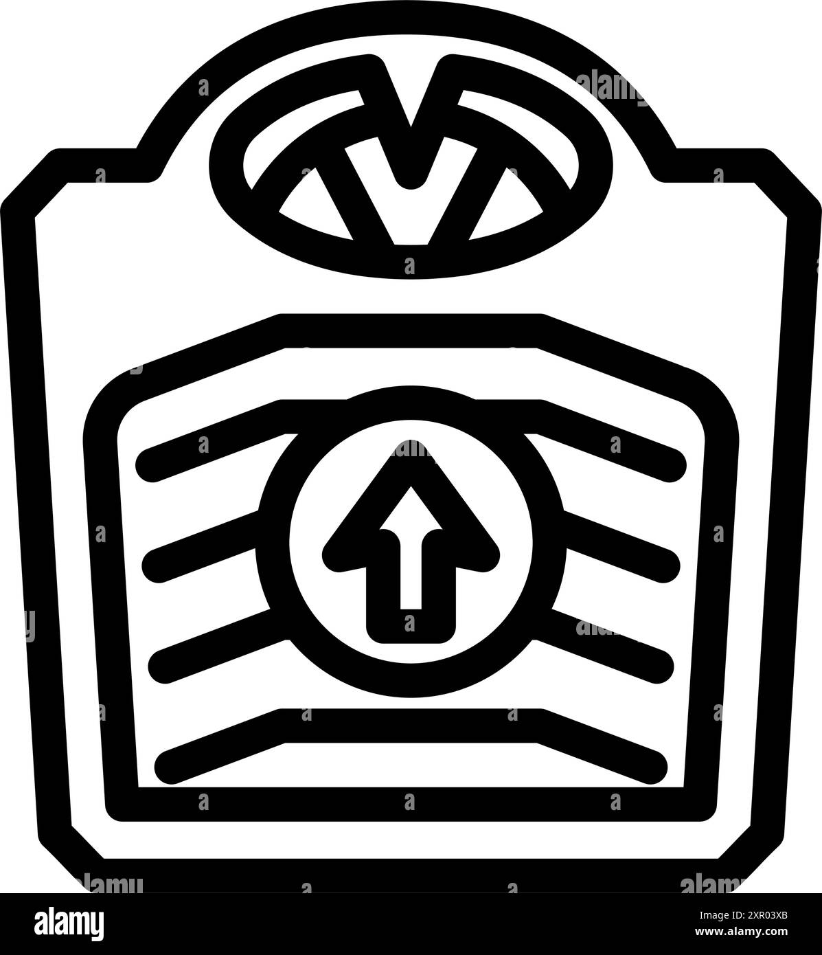 weight gain obesity overweight line icon vector illustration Stock ...