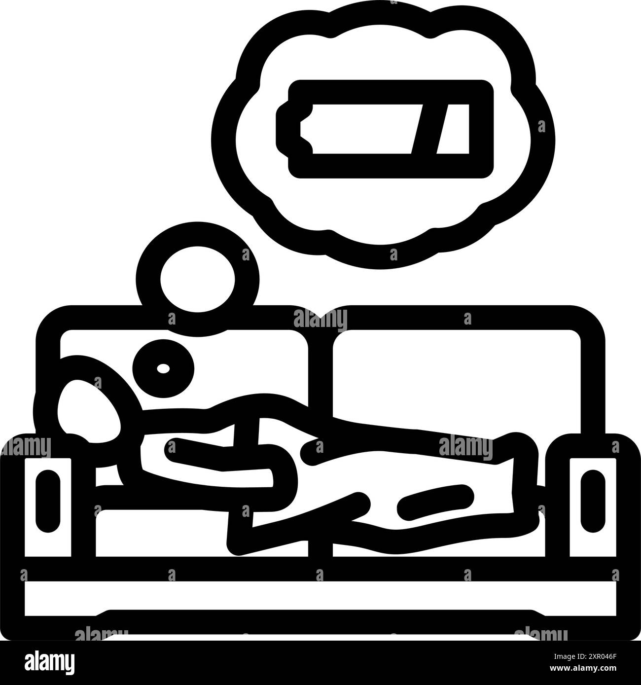 physical inactivity obesity overweight line icon vector illustration ...