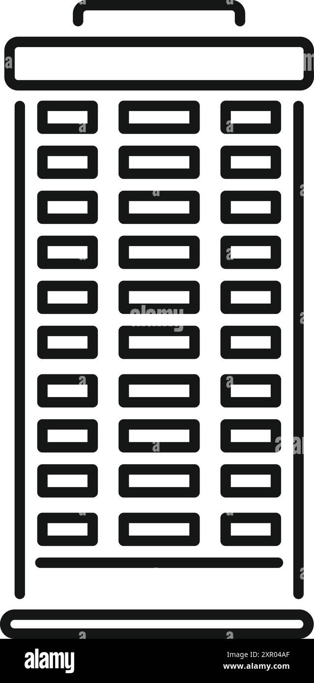 Modern skyscraper many glass Black and White Stock Photos & Images - Alamy