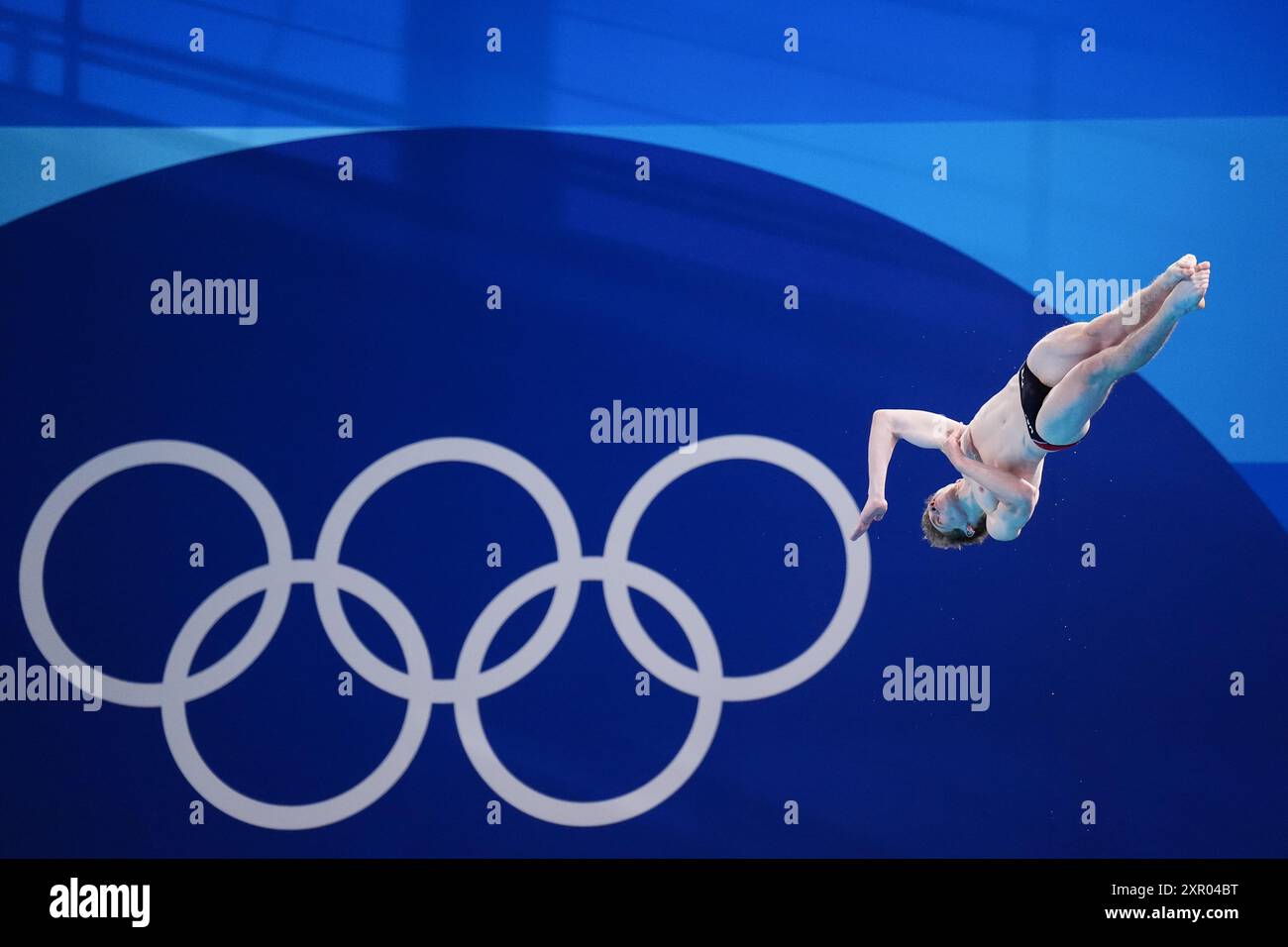 USA's Carson Tyler competes in the Men's 3m Springboard Final at the ...