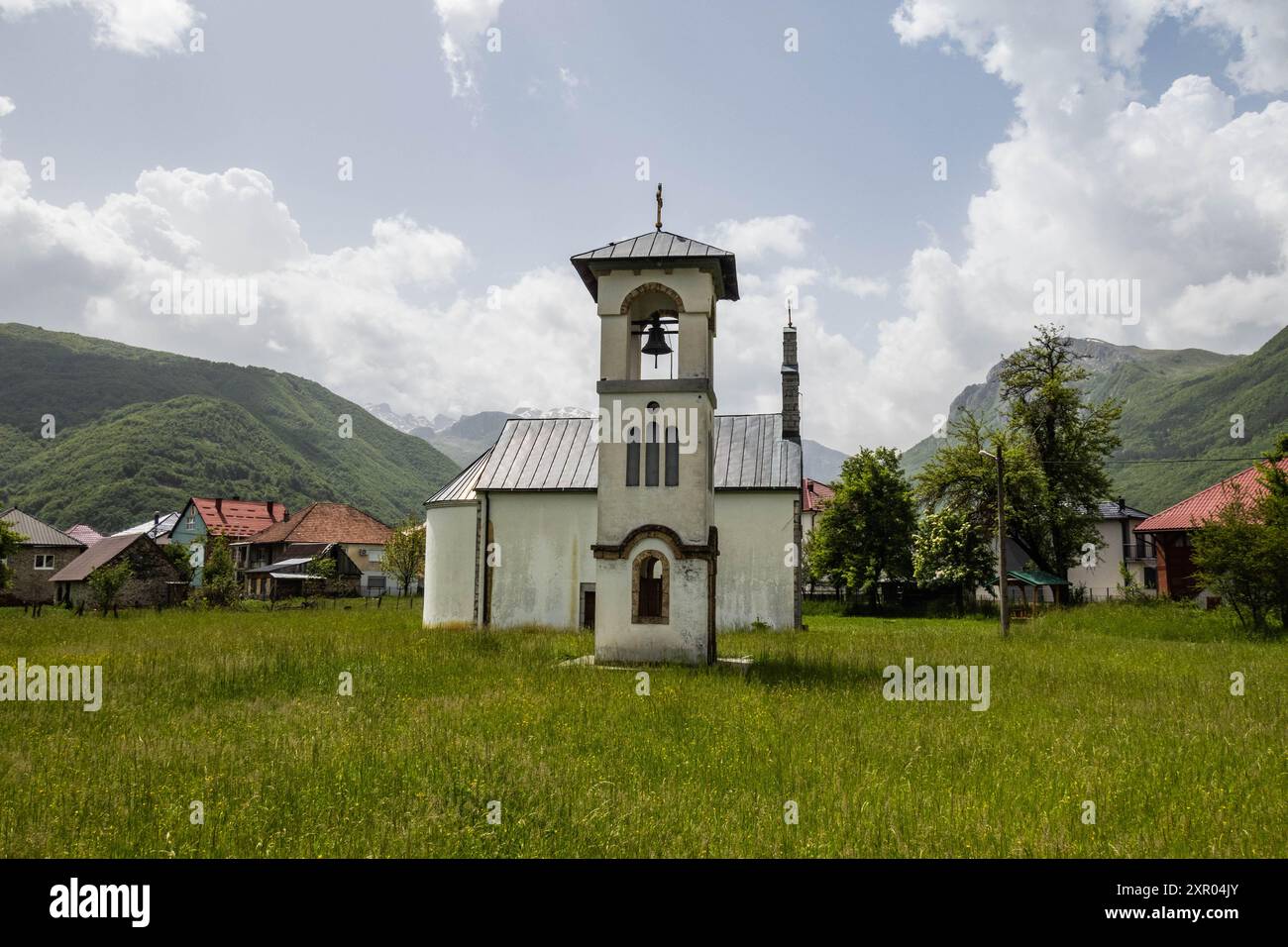 Traditional Cekic mosque (Cekic Džamija) Gusinje, Montenegro Stock ...