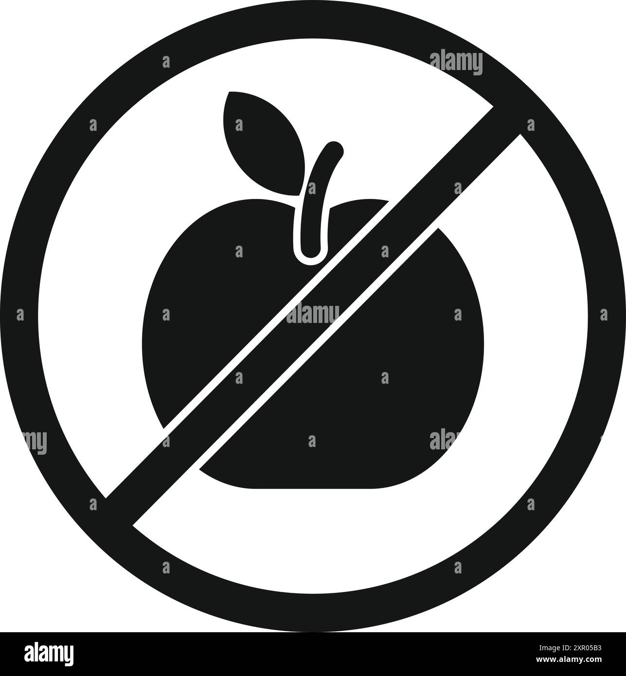 Simple yet impactful image representing the concept of forbidden fruit ...