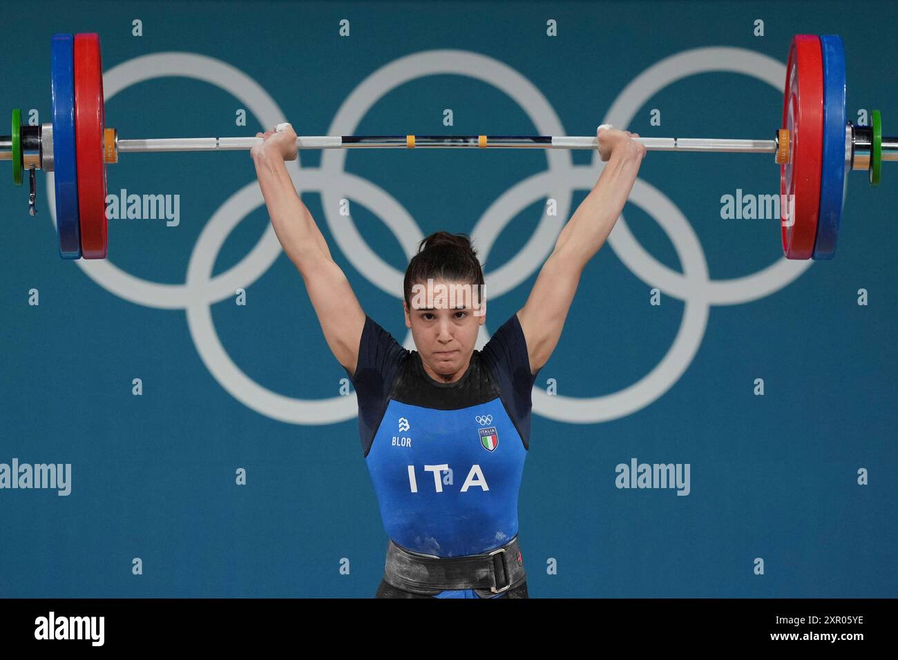 Lucrezia Magistris of Italy competes during the women's 59kg ...