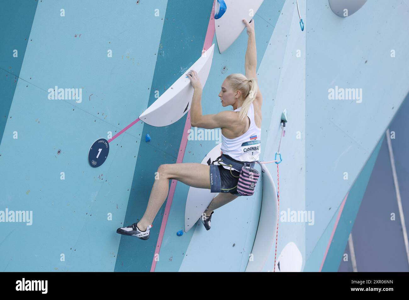 GARNBRET Janja of Solvenia Climbing, Women's Boulder & Lead, Semifinal ...