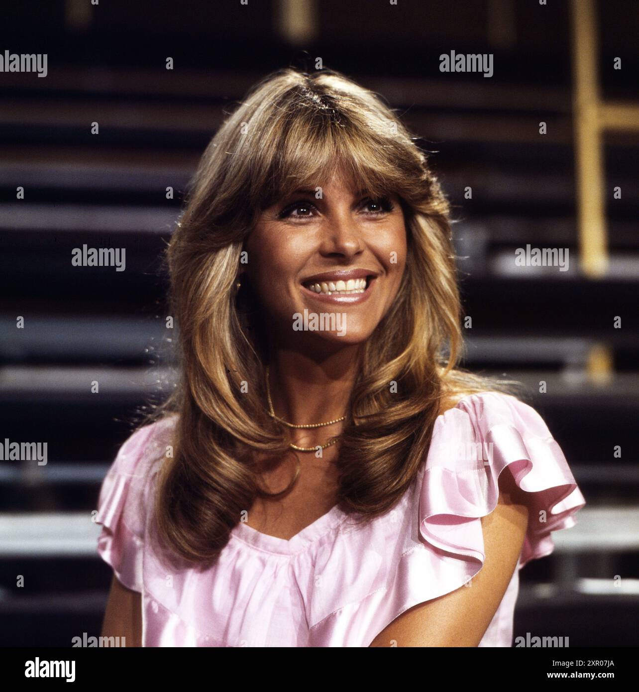 Hitparade, ZDF Musiksendung, 1980, Schlagersängerin Lena Valaitis Stock ...