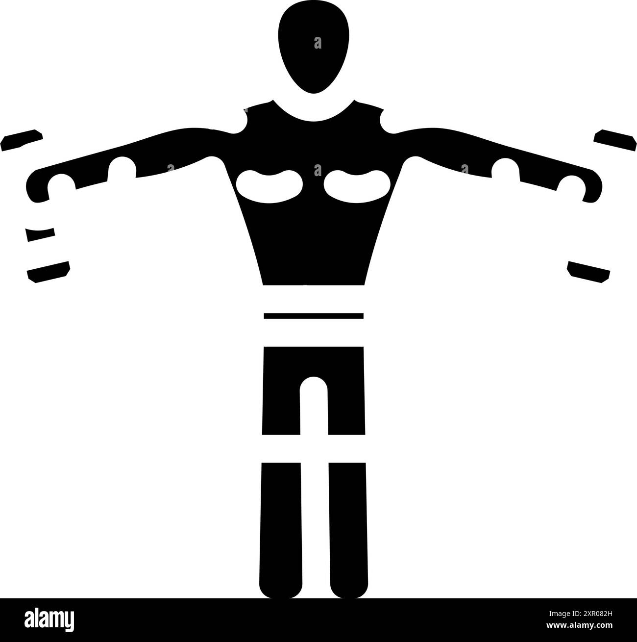 step ups fitness exercise leg glyph icon vector illustration Stock ...