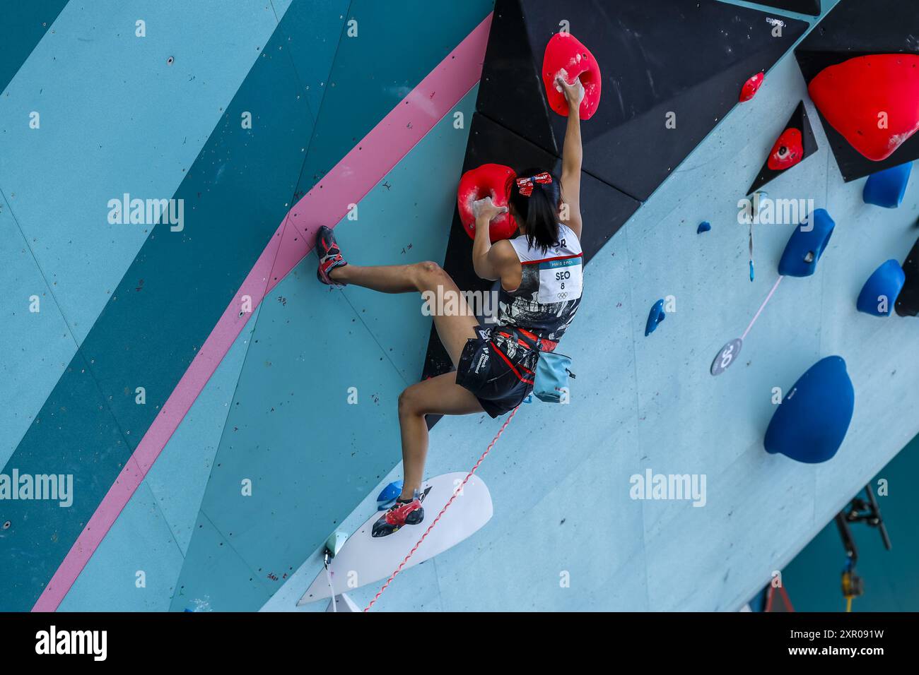 SEO Chaehyun of Korea Climbing, Women's Boulder & Lead, Semifinal Lead ...