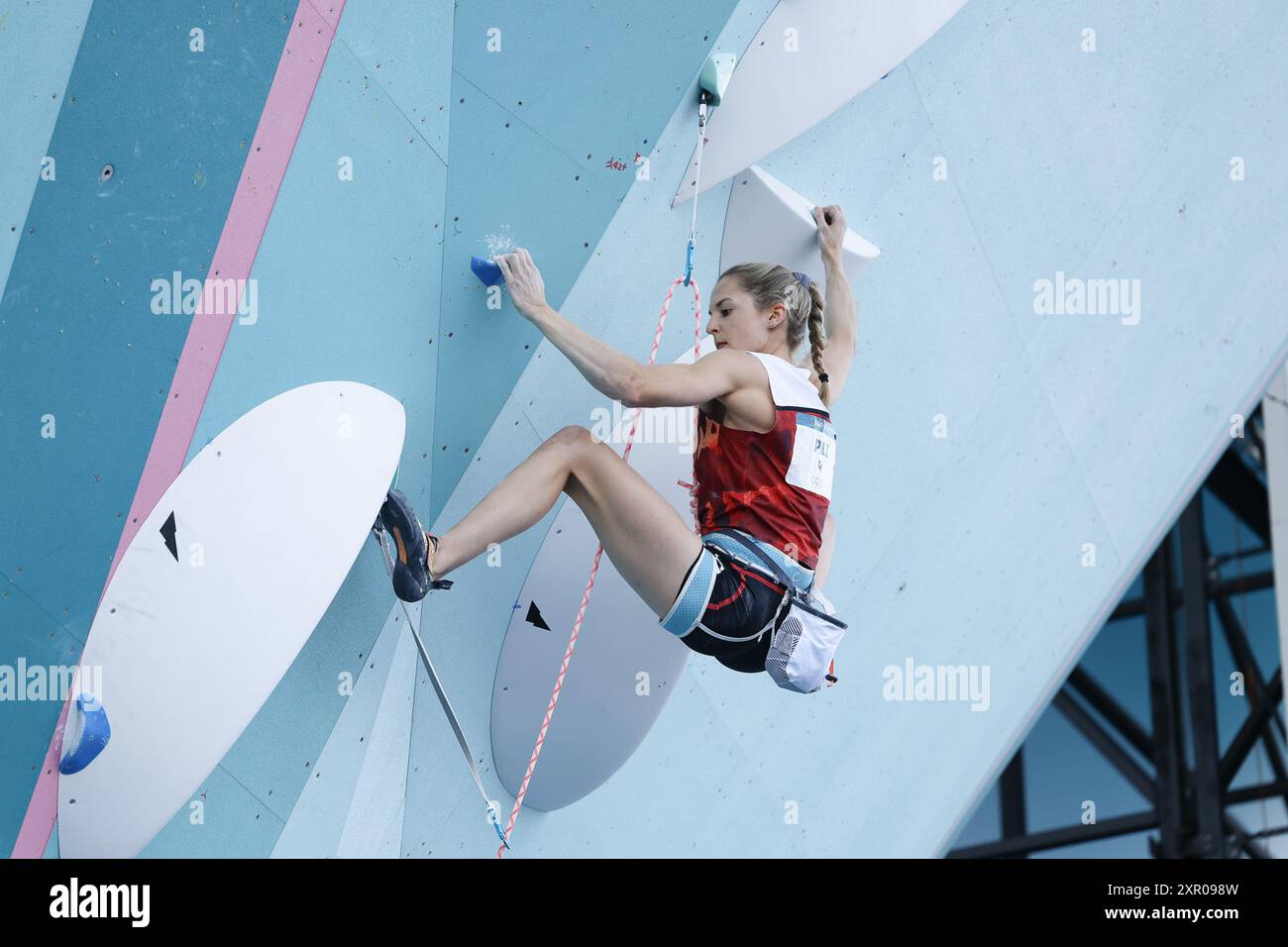 PILZ Jessica of Austria Climbing, Women's Boulder & Lead, Semifinal Lead, during the Olympic ...