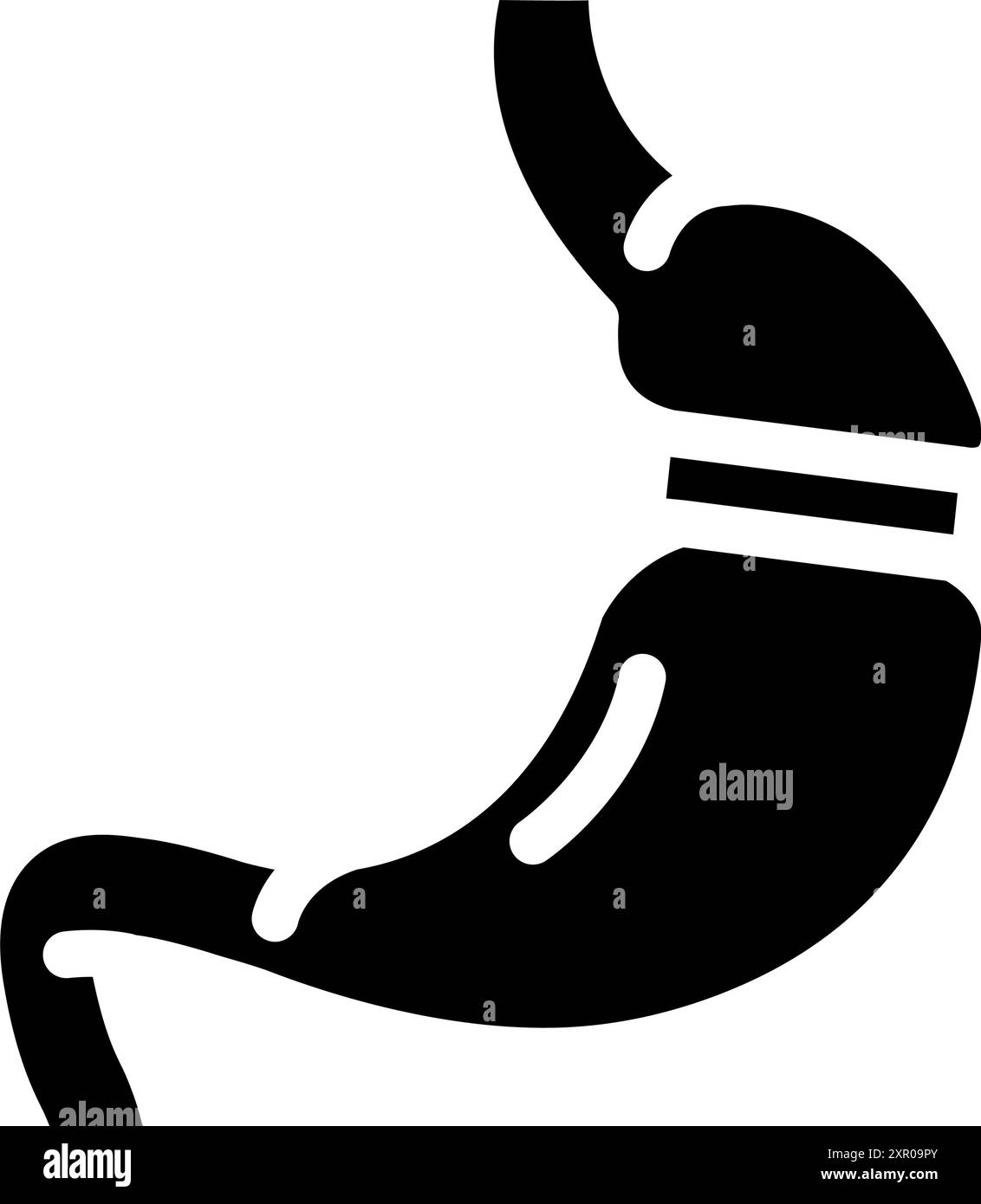 bariatric surgery obesity overweight glyph icon vector illustration ...