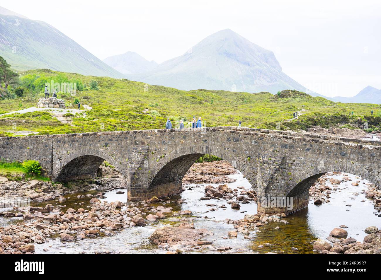 Sligachan Old Bridge, Sligachan, Isle Of Skye, Scotland, UK Stock Photo ...