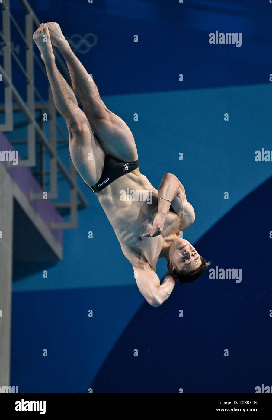 Saint Denis. 8th Aug, 2024. Osmar Olvera Ibarra of Mexico competes ...