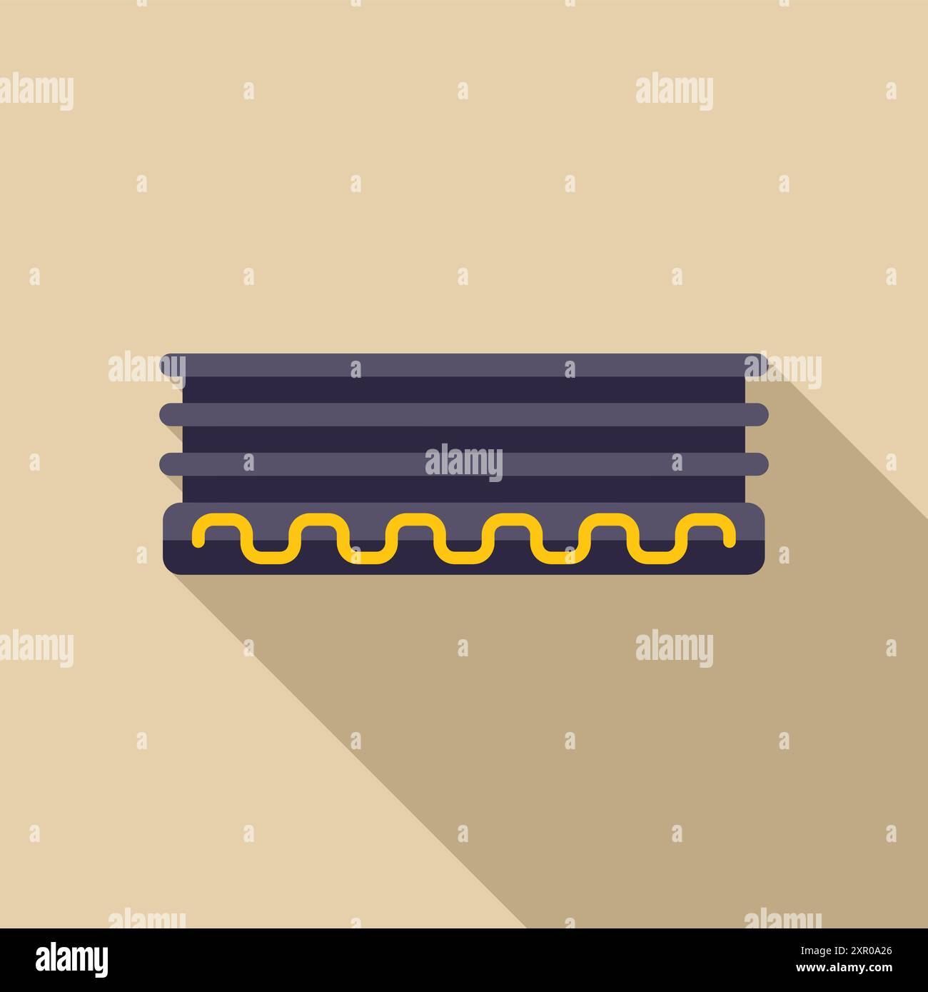 Underground septic system collecting and treating wastewater, showing ...