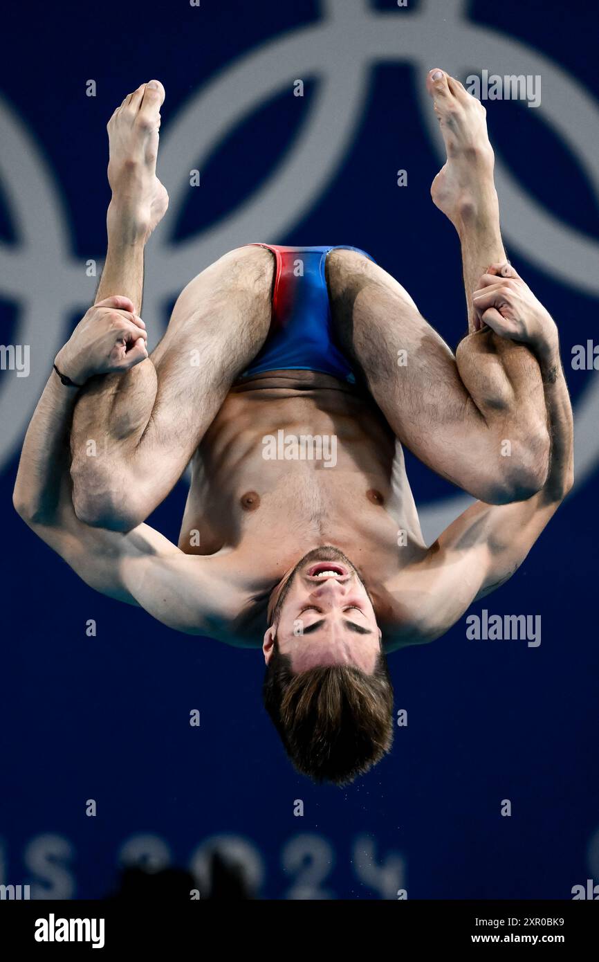 Paris, France. 08th Aug, 2024. Jules Bouyer of France competes in the ...