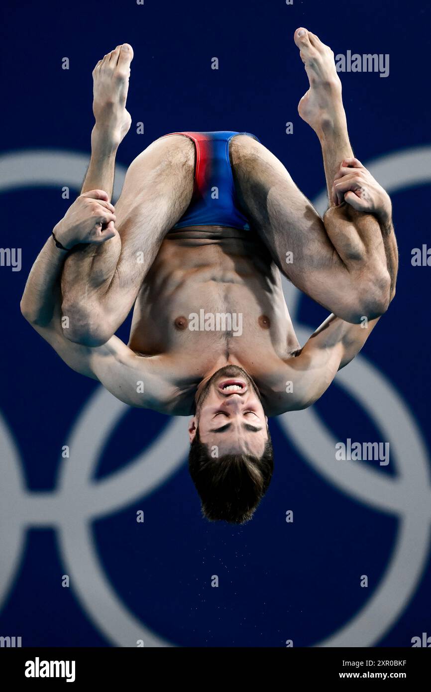 Paris, France. 08th Aug, 2024. Jules Bouyer of France competes in the ...
