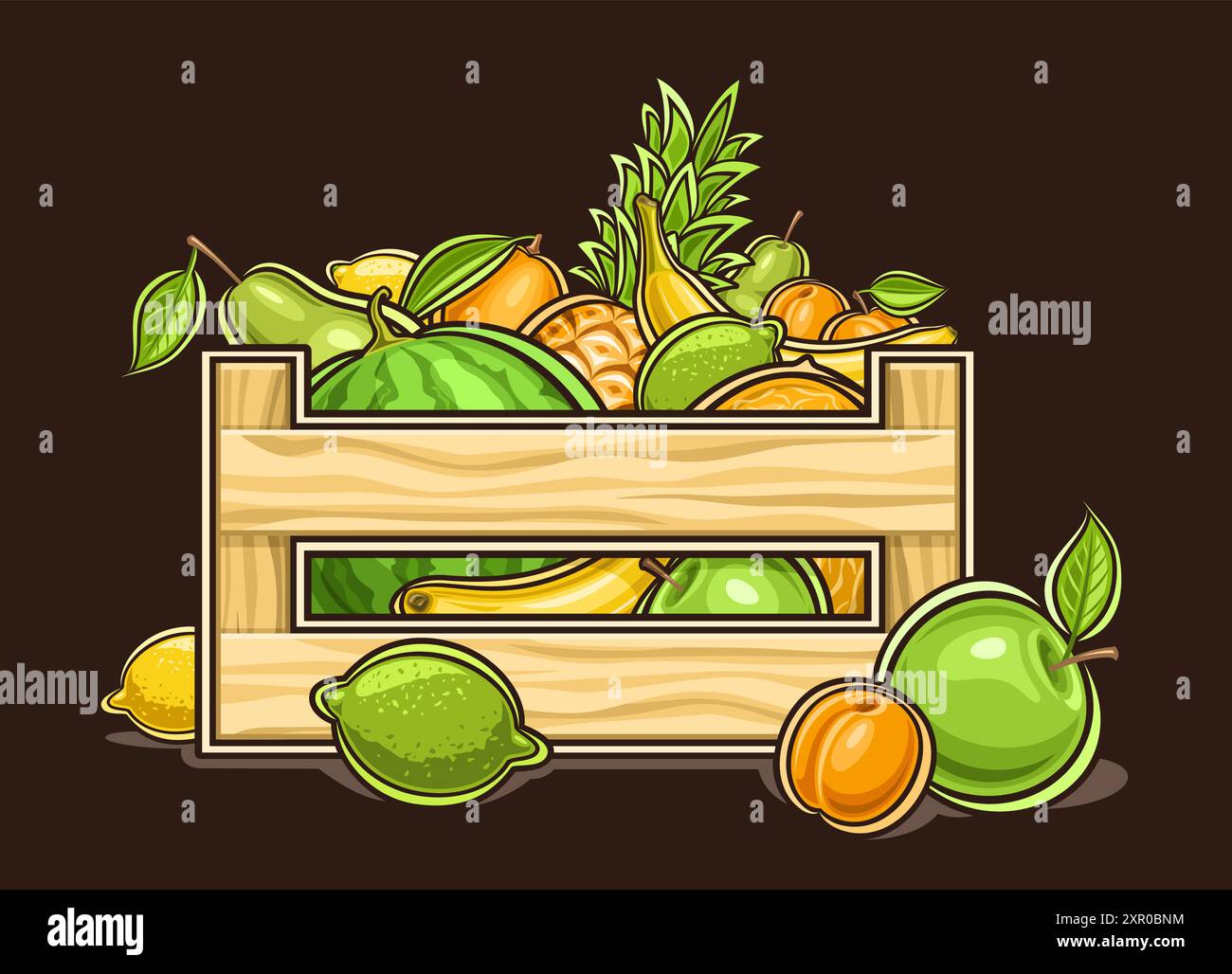Rural delivery package Stock Vector Images - Alamy