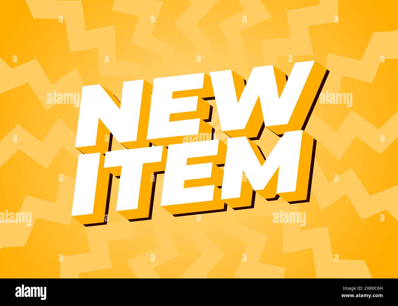 New item. Text effect design in 3D style for print ad purpose Stock ...