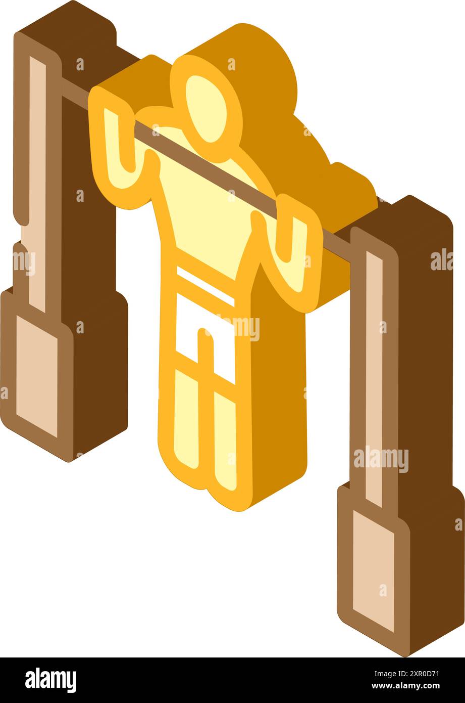 donkey kicks fitness exercise leg isometric icon vector illustration ...